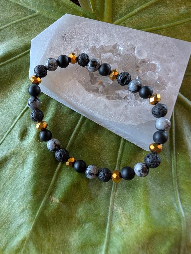 Blue Goldstone Crystal Bracelet | Moonlake Ritual Co. – Moonlake Ritual Co.
